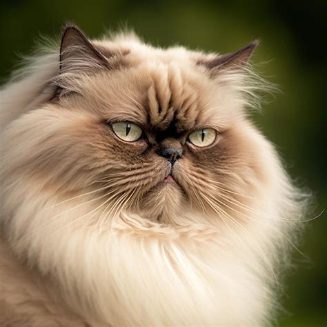 Premium Photo Realistic Himalayan Cat On Ravishing Natural Outdoor