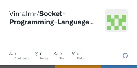 Github Vimalmrsocket Programming Language Comparison