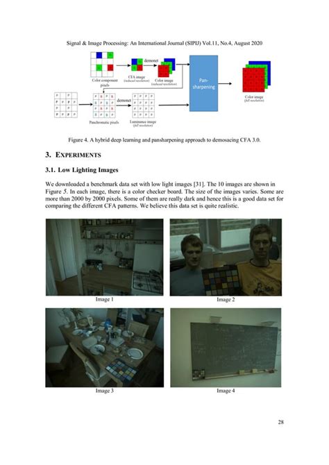 Demosaicing Of Real Low Lighting Images Using Cfa 30 Pdf