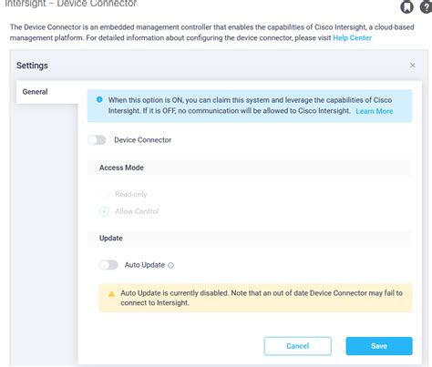 Aci Disable Intersight Device Connector Using The Rest Api Cisco