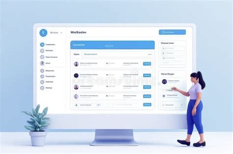 Booking Platform User Interface Stock Illustration Illustration Of Integration Reservations