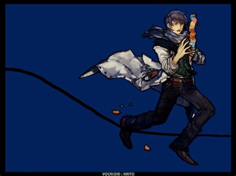 Kaito Vocaloid Drawn By Tomatika Danbooru