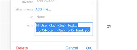 Icalendar Caldav Add Event In Icloud With Notes Stack Overflow