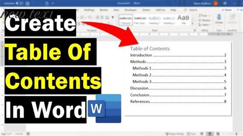 How To Make Table Of Contents In Ms Word Make Index In Ms Word Full Explanation Ar Tech