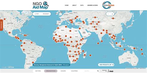 Volunteering And Big Data The NGO Aid Map