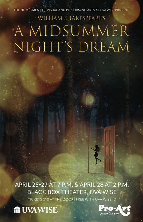 Pro Art The Uva Wise Theater Department Presents
