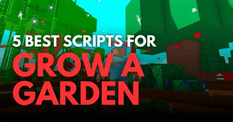 5 Best Grow A Garden Scripts Auto Farm Infinite Seeds