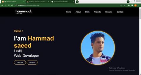 Video Hammad Saeed On Linkedin Webdevelopment Internship