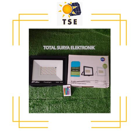 Jual Lampu Sorot Rgb 100w Led Full Color Warna Warni 100watt Flood Light Shopee Indonesia