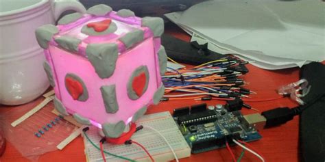 How To Build A Companion Cube Mood Lamp For Absolute Arduino Beginners