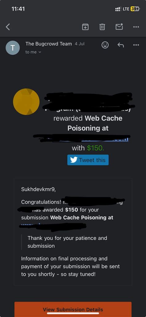 Sukhdev Kumar On Linkedin Bugbounty Security Bugcrowd Ittakesacrowd