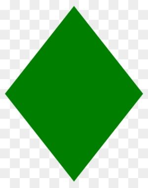 Green Diamond Shape