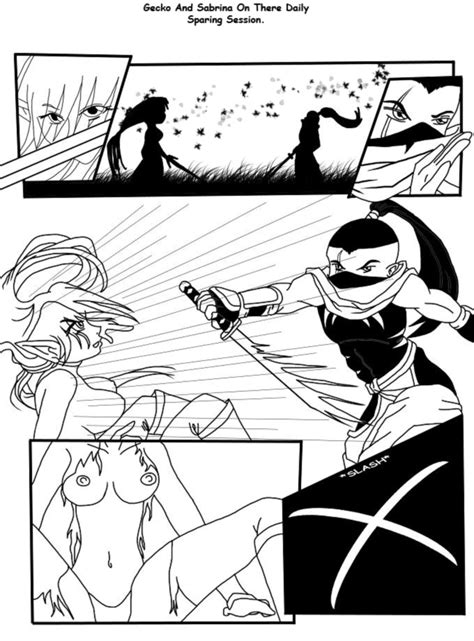 Gecko X Sabrina Ninja Sex By Thegeckodemon Hentai Foundry