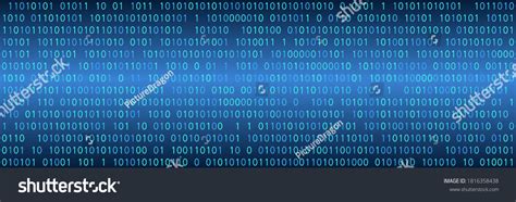 Abstract Futuristic Background Binary Codedigital Binary Stock