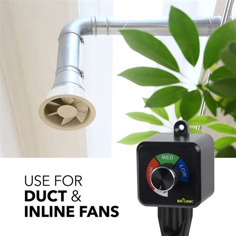 Bn Link Exhaust Variable Speed Fan Speed Adjuster For Duct Inline Fan Vent Blower Controller For