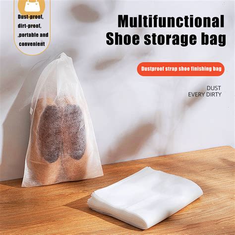 Non Woven Filterable Portable Travel Drawstring Clear Reusable Anti
