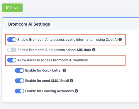 How To Use Bromcom Ai Bromcom Documentation Centre