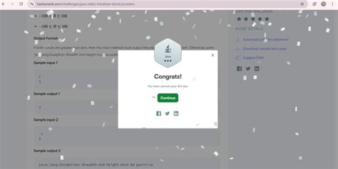 Shanmathi K On Linkedin Java Programming Hackerrank Techjourney Achievementunlocked