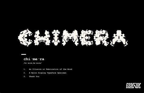 Chimera Display Typeface Behance