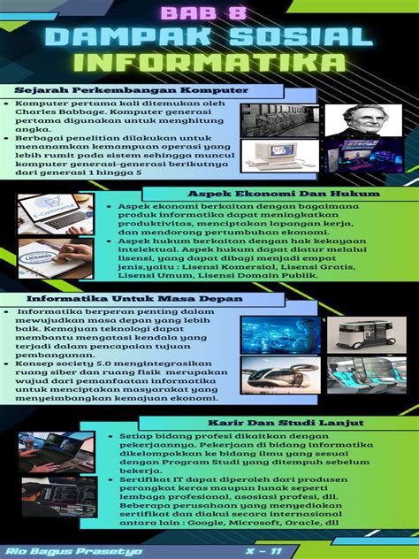 Infografis Dampak Sosial Informatika Pdf