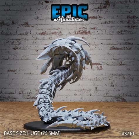 3d Printable Dhole Worm Set Astral Crawler Lovecraftian Entity