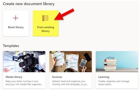 how to copy an existing document library in sharepoint online