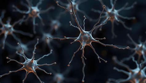Neural Network Connections Illustrating Synapse And Brain Activity Neurons And Neurogeneis