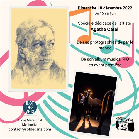 Dédicace Photographies Agathe Catel Ilot Des Arts