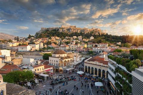 Old Church In Anafiotika Plaka District Athens Greece Stock Image