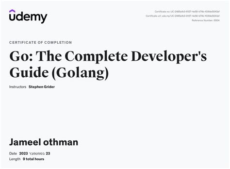 Go Udemy Golang Udemycourse Programming Coding Goprogramming Jameel Othman