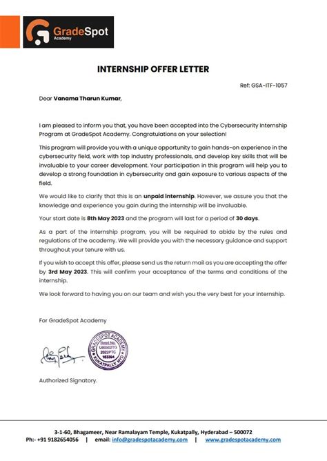 vanama tharun kumar on linkedin connections cybersecurity intern