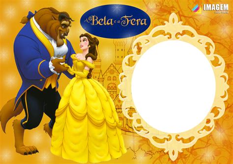 A Bela E A Fera Moldura Png Imagem Legal