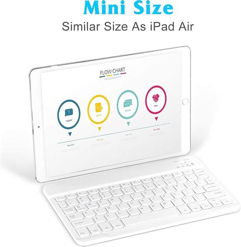 Urbanx Rechargeable Bluetooth Keyboard And Mouse Combo Ultra Compact Slim Full Size Keyboard And