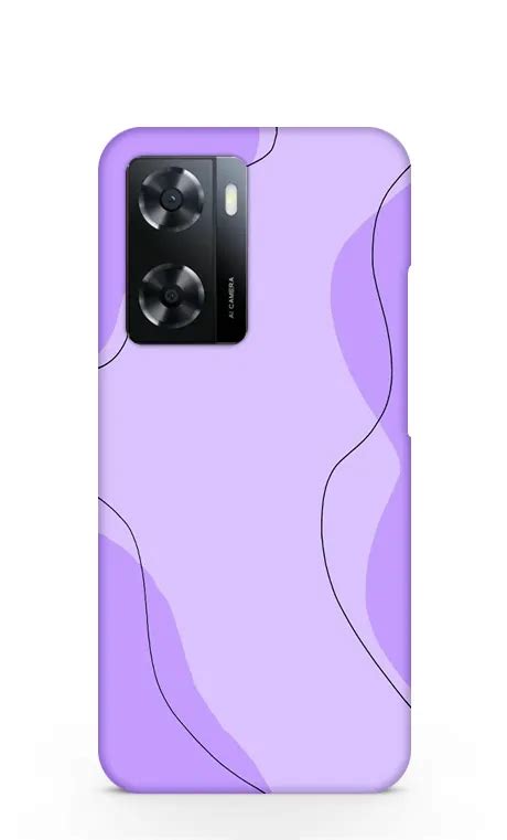 Purple Aesthetic Oppo A G Back Cover Gocovers