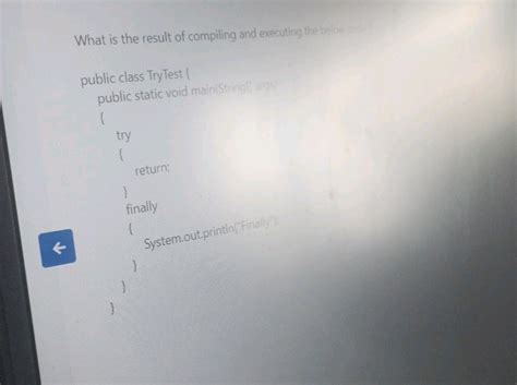 What Is The Result Of Compiling And Executing StudyX