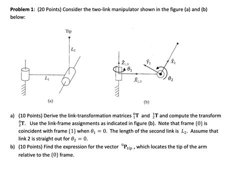 Solved Problem Points Consider The Two Link Chegg Com