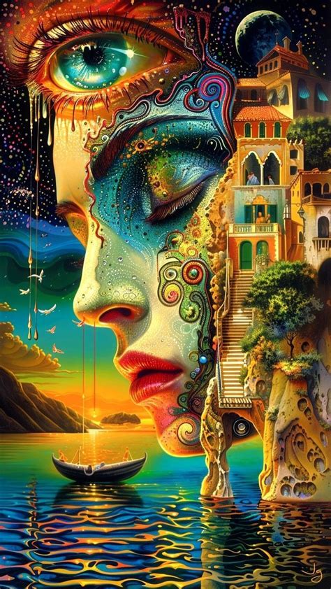 Pin De Augusto Neves En Arte Surrealista En 2025 Arte Abstracto Colorido Arte Surrealista
