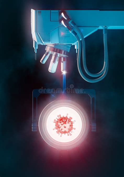 Laboratory Optical Microscope Stock Illustrations 2 898 Laboratory
