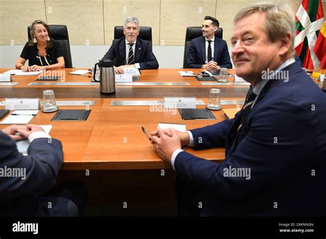 L R The Government Delegate In The Basque Country Marisol Garmendia