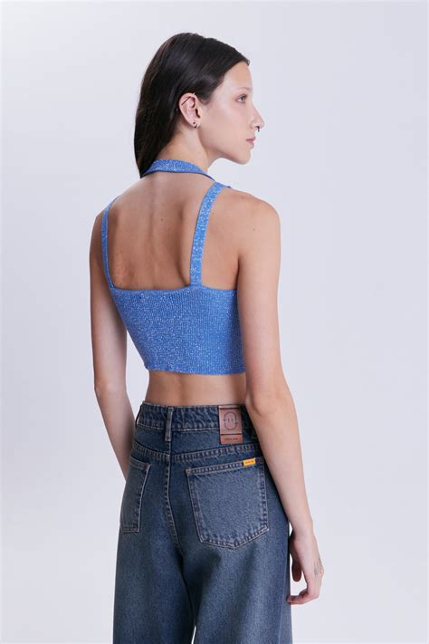 Top Tejido Wild Azul