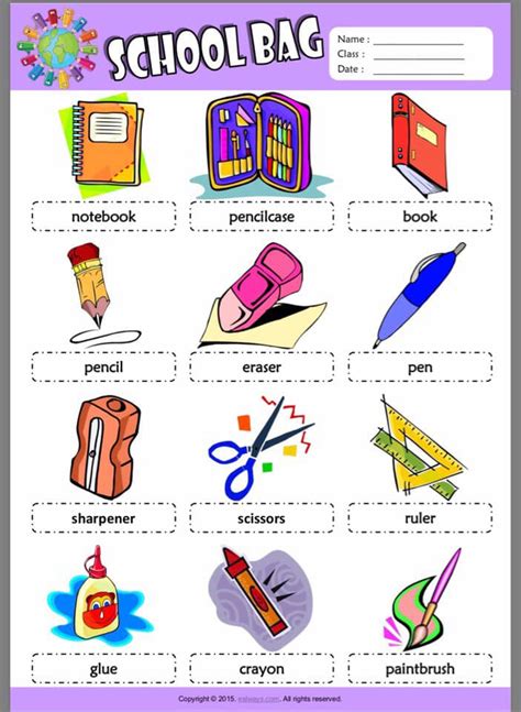 แบ่งปัน ใบงานเรื่อง Classroom สื่อการสอนภาษาอังกฤษ Facebook