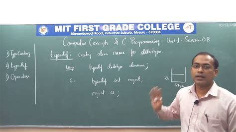 c programming bca 1st sem unit 1 s08 youtube