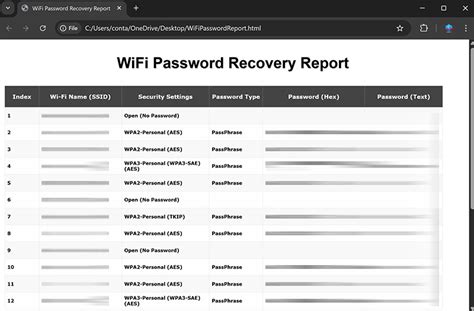 WiFi Password Decryptor Free Wireless Password Recovery Software