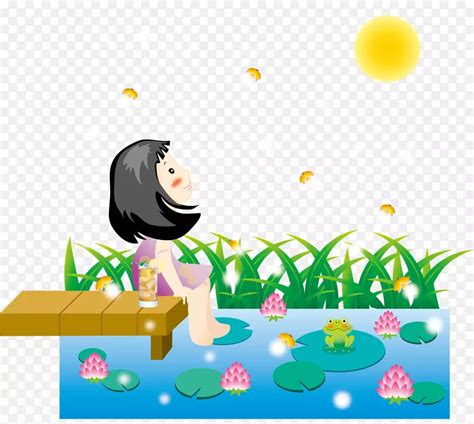 荷塘边玩耍png图片素材下载图片编号lqzlkbbq 免抠素材网