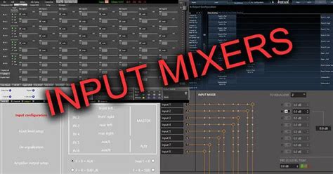 Dsp 101 Input Connections And Signal Mixing