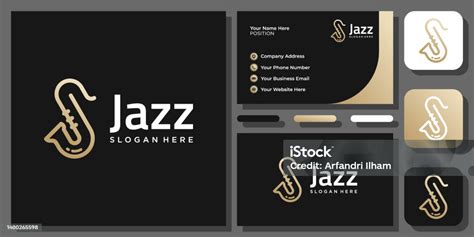 초기 편지 J 색소폰 음악 재즈 뮤지컬 골드 럭셔리 벡터 로고 디자인 명함 색소폰에 대한 스톡 벡터 아트 및 기타 이미지