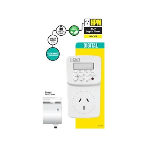 Hpm 24 7 Programmable Digital Timer Bunnings New Zealand