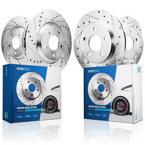 Detroit Axle Brake Rotors For 06 16 Hyundai Sonata 11 15 Kia Optima