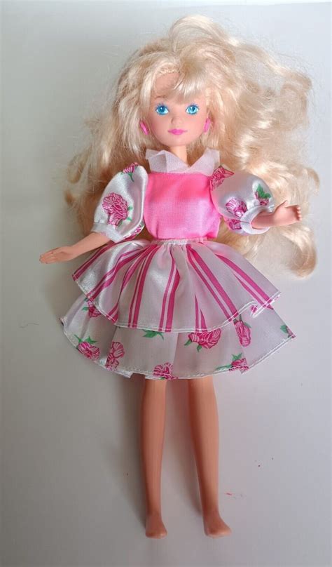 1987 Mattel Peppermint Rose Doll Blonde Pink Dress Vintage Etsy