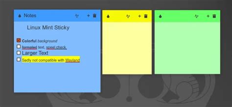 Sticky Notes App For Linux Desktop In UbuntuHandbook